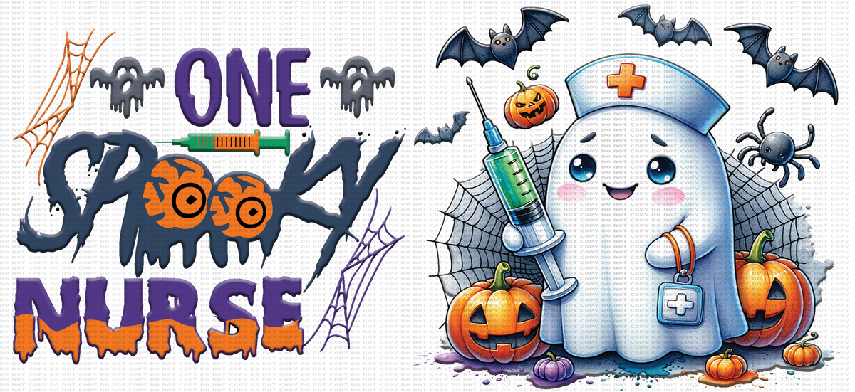 One Spooky Nurse UV Wrap| Melodylicious